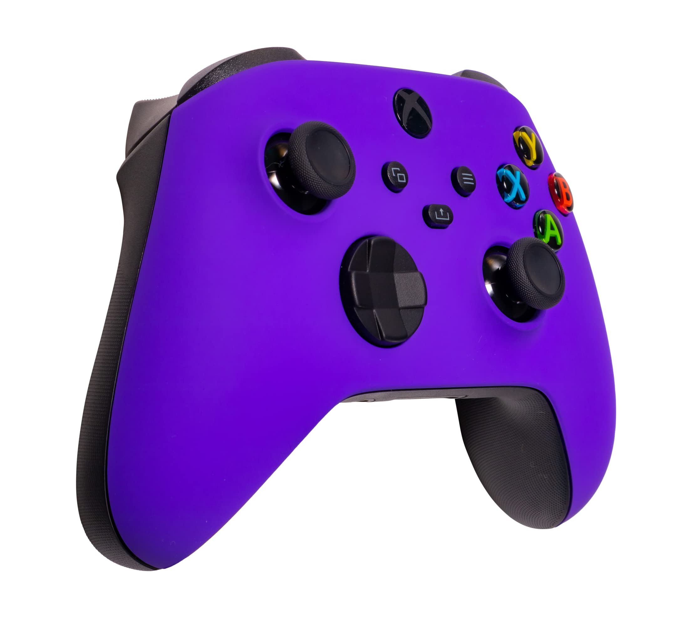 Xbox One Series X S Custom Soft Touch Controller - Soft Touch Feel, Added Grip, Vibrant Purple Color - Compatible with Xbox One, Series X, Series S