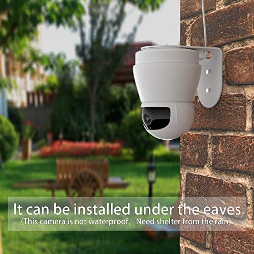 Teccle Angled Window Mount for Wyze Cam V3, 20 Degrees Tilt (Up/Down/Left/Right), Through Window Use Cam v3 ,Helps You Watch Front Yard and Driveway (20° tilt window Mount, white/Pack of 4)