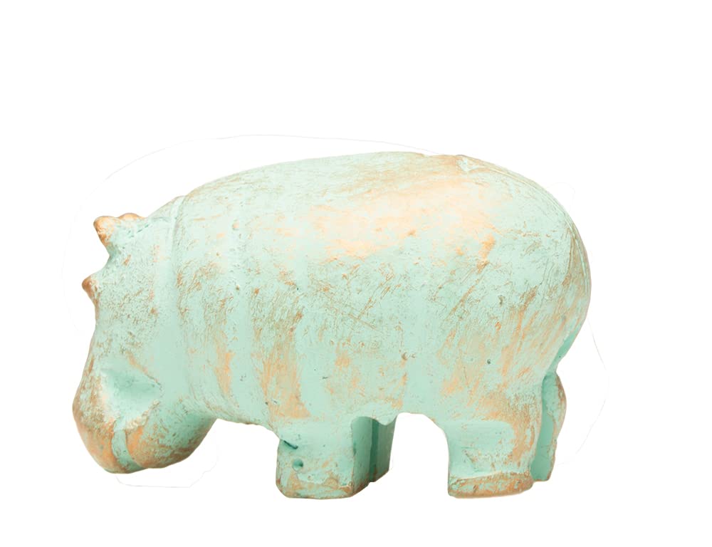 Discoveries Egyptian Imports Authentic Miniature Statue - Patina Finish - Hippo Goddess Taweret - 2.5" - Made in Egypt