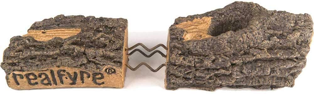 Peterson Fyreside 24-inch Live Oak Log Set with Vented Burner, Match Light (Natural Gas Only)