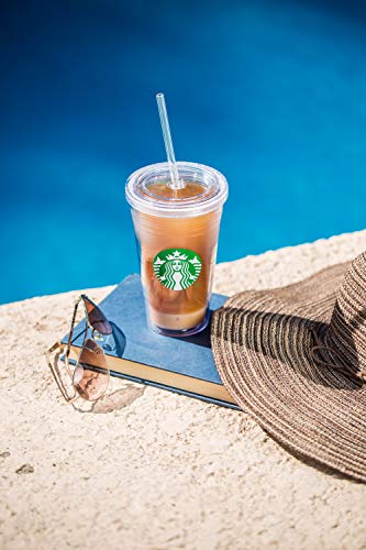 Hummingbird Glass Straws Clear Straight 9" x 7 mm Long Reusable Straw Designed for Yeti and Starbucks Style Tumblers Made Wth Pride in USA - 4 Pack With Cleaning Brush