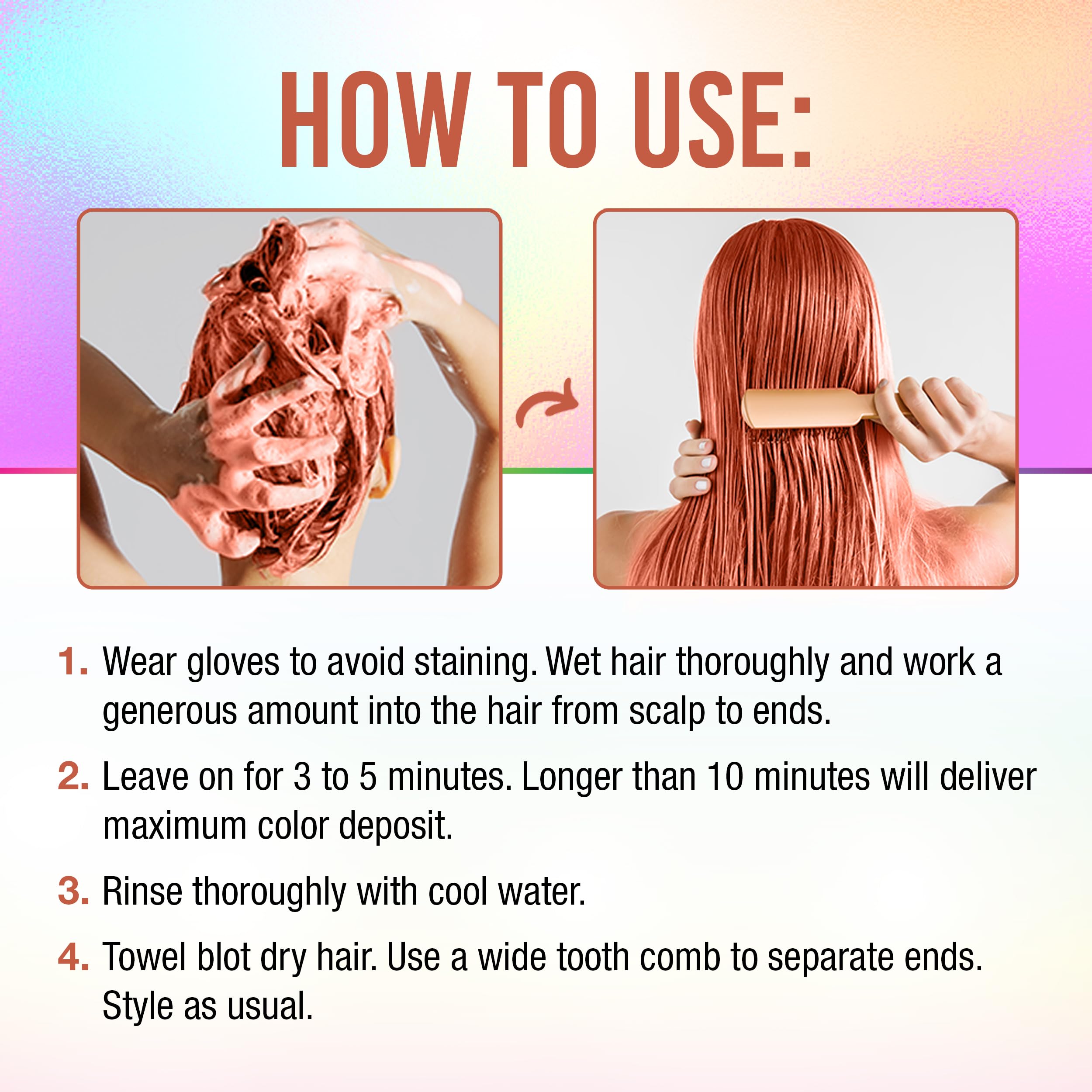 Punky Colour 3-in-1 Color Depositing Hair Cleanser & Conditioner, 8.5 fl oz. (AuburnAmazing)