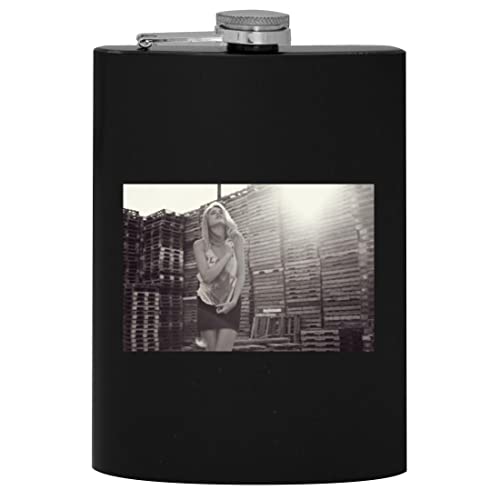 FC Carino B35Y22D63W0403415M07T32C02S27-8oz Black Hip Alcohol Drinking Flask PDI #PIDP403415