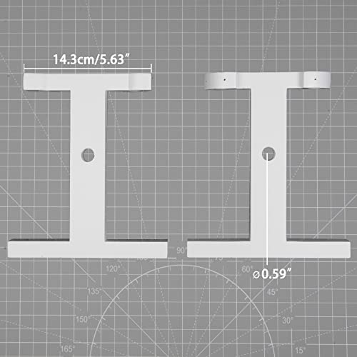 Stand Legs for Cricut Explore Air 2, Space Saving Shelf for Cricut Machine, Suitable for Cricut Organization and Storage, with Roll Holder Hole and Hooks for Cricut Tools (1 Pair, Not for Cricut Maker 1 or 3)
