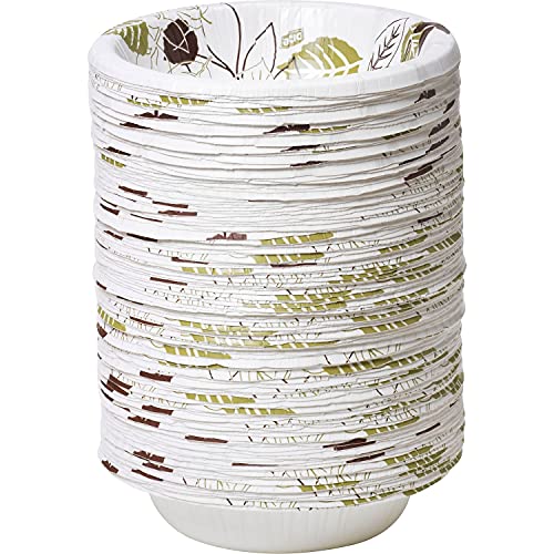 Dixie Ultra SXB12WSPK Bowls, Heavy Weight, 12oz., 125/PK, Pathways/White