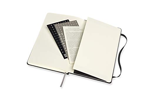 Moleskine PRO Notebook, Hard Cover, Large (5" x 8.25") Professional Project Planning, Black, 240 Pages