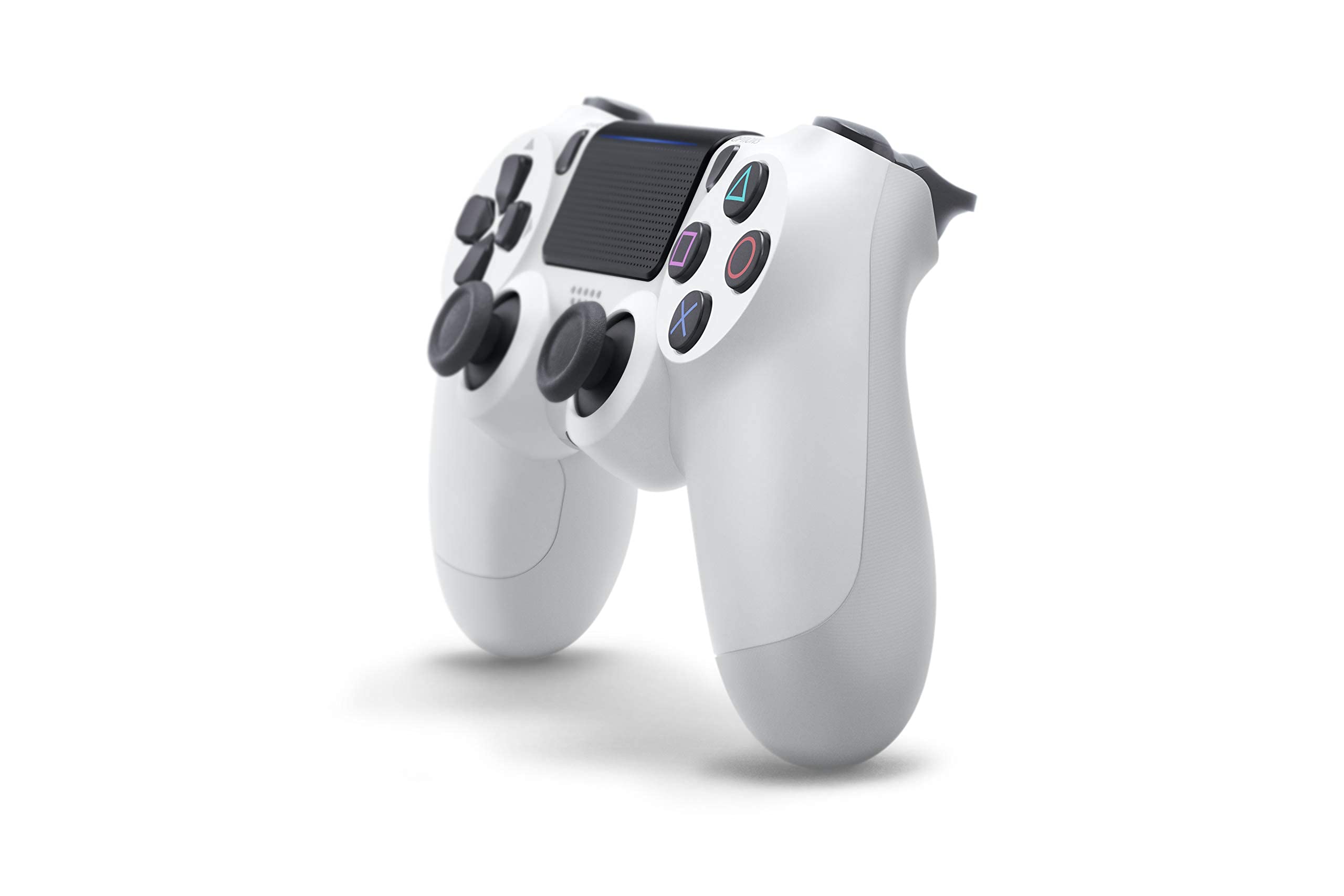 DualShock 4 Wireless Controller for PlayStation 4 - Glacier White (Renewed)