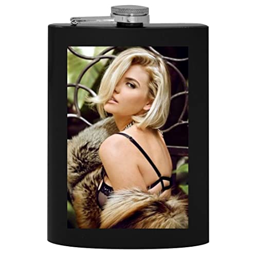 FC Carino B35Y22D63W0347671M07T32C02S27-8oz Black Hip Alcohol Drinking Flask PDI #PIDP347671