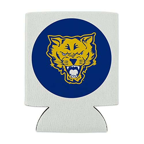 Fort Valley State University Primary Logo Can Cooler - Drink Sleeve Hugger Collapsible Insulator - Beverage Insulated Holder