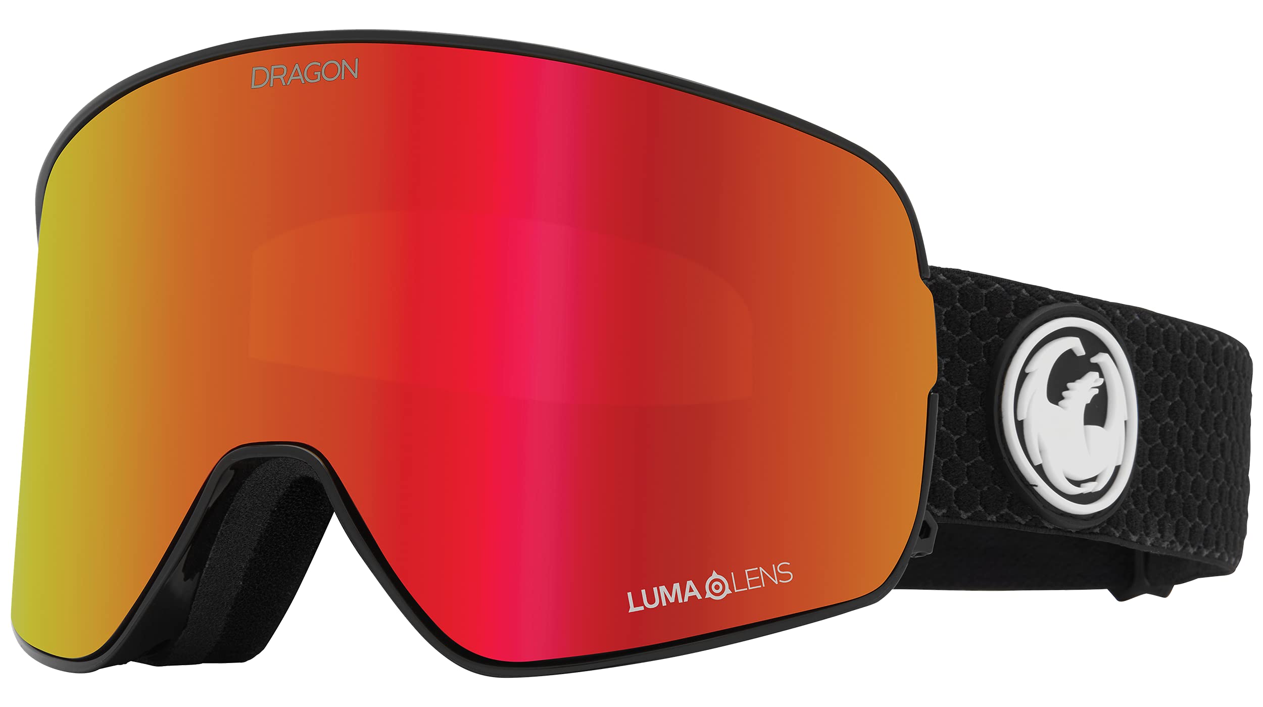 Dragon Alliance Mens NFX2 Snow Goggles, Split/Lumalens Red Ion, Lumalens Light Rose, OFA