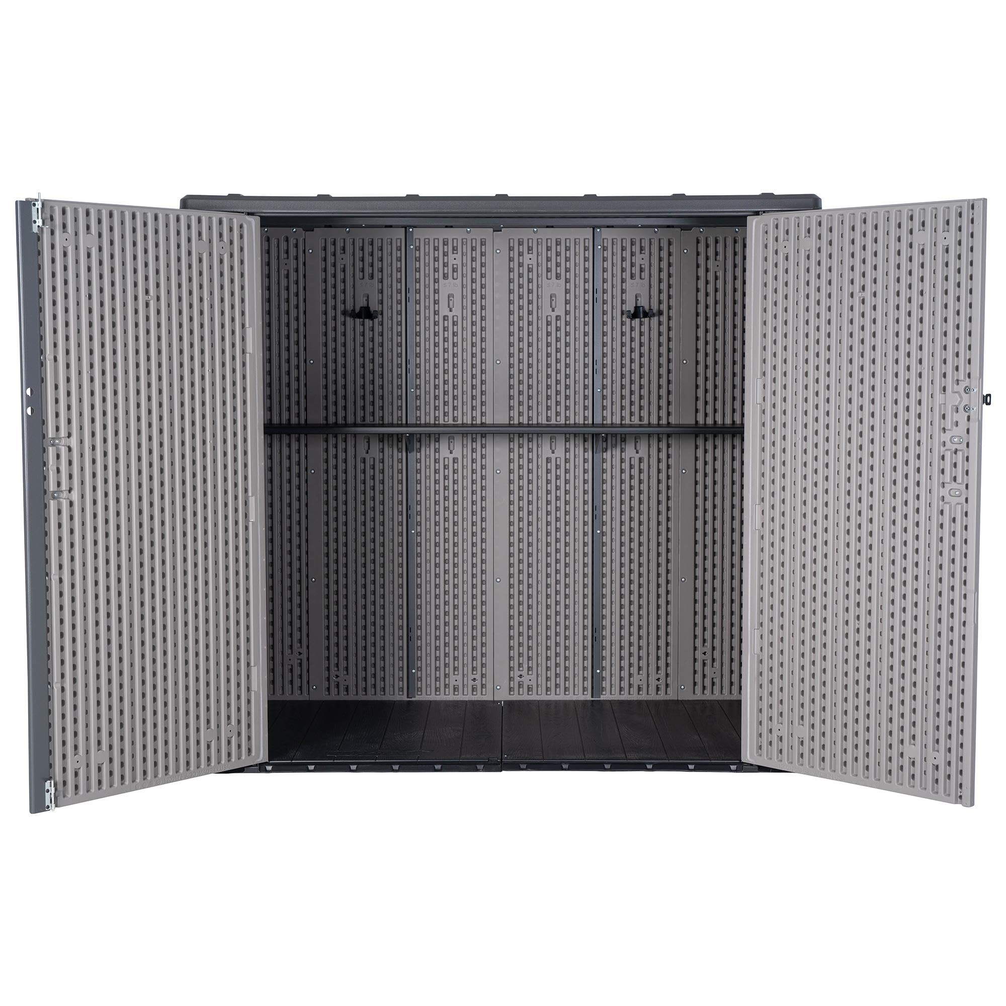 Lifetime Outdoor Utility Storage Shed with Double Wall Steel-Reinforced Construction, 6.3 x 3.6 FT