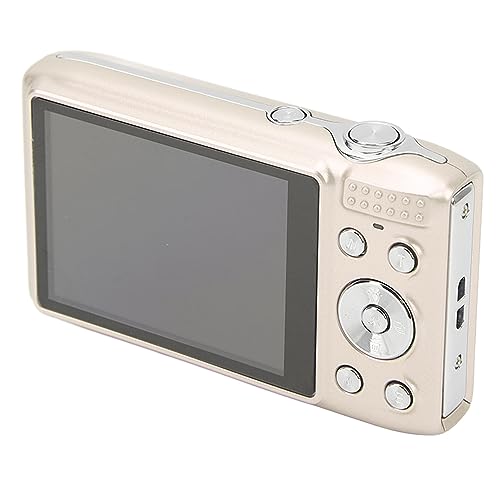 Digital Camera, Digital Video Camera Multifunction Face Recognition 16X 58M 4K Outdoor (Gold)