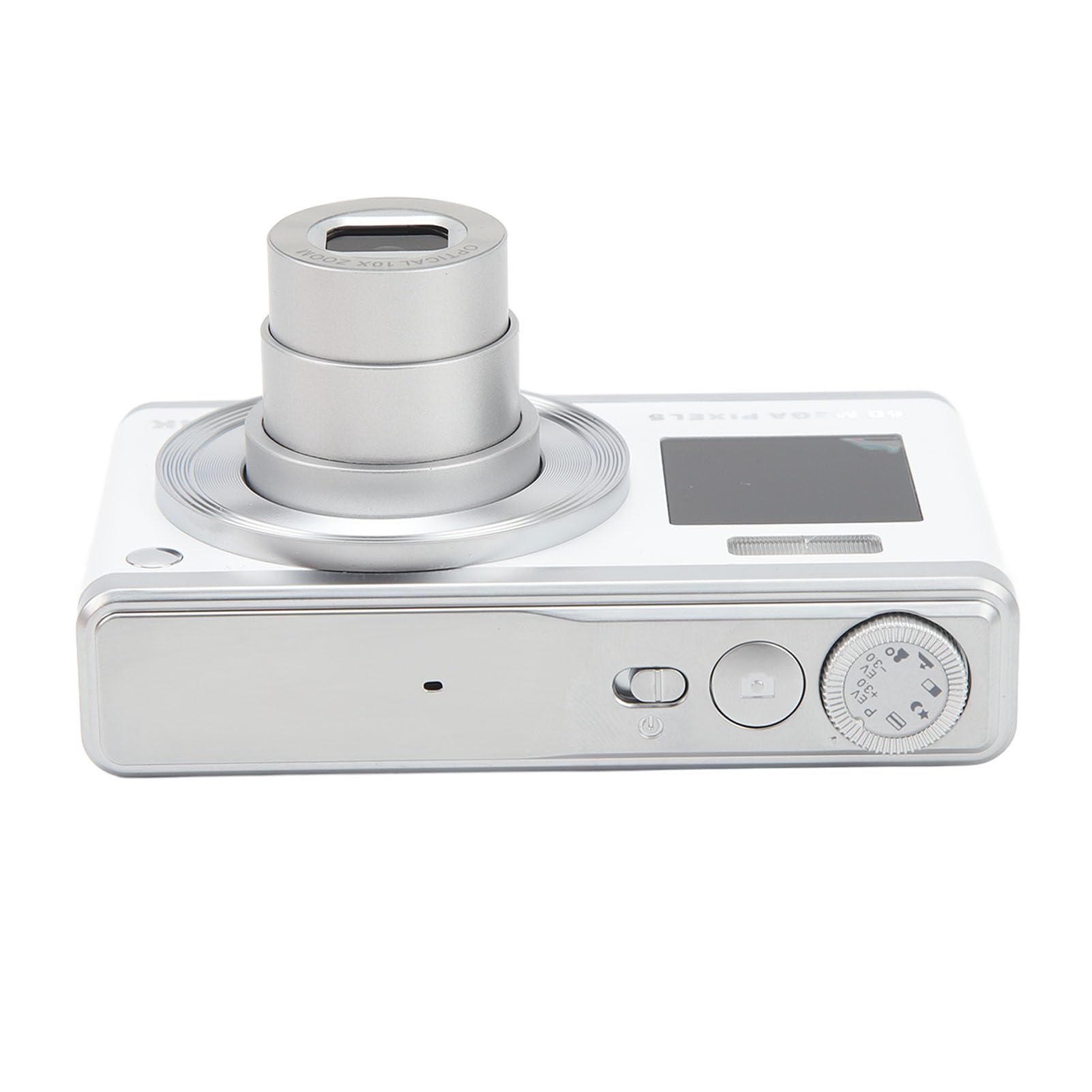 Digital Camera, 10X Optical Zoom 2.88in IPS Screen Vlogging Camera with Built in Fill Light, 750mAh Auto Focus Compact Portable Mini Cameras for Traveling Graduation Kids Teens