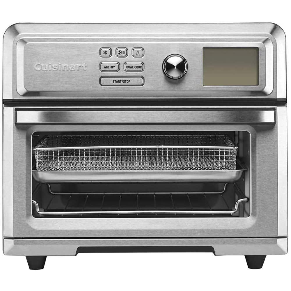Cuisinart TOA-65 Digital AirFryer Toaster Oven with Intuitive Programming Options Bundle with Home Basics 5-Piece Knife Set with Cutting Board