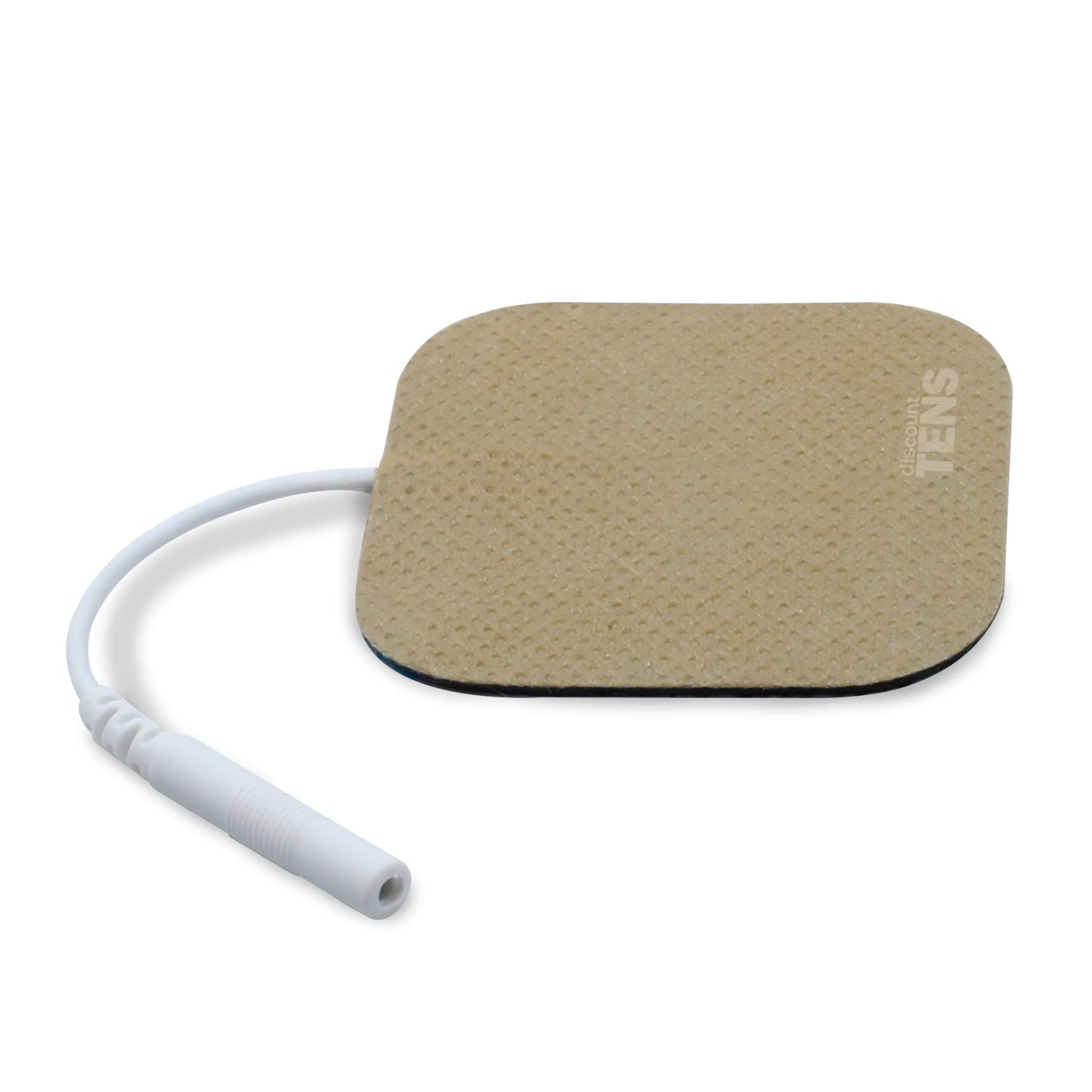 TENS Wired Electrodes Compatible with TENS 7000, Premium Replacement Pads for TENS Units, Discount TENS Brand (2in x 2in, 20 Pack)