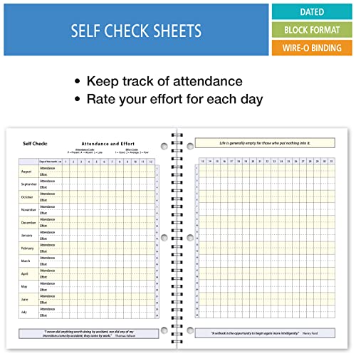 Elan Publishing Company Dated Student Planner: for Middle or High School August - June Dated for 2023-2024 Academic Year