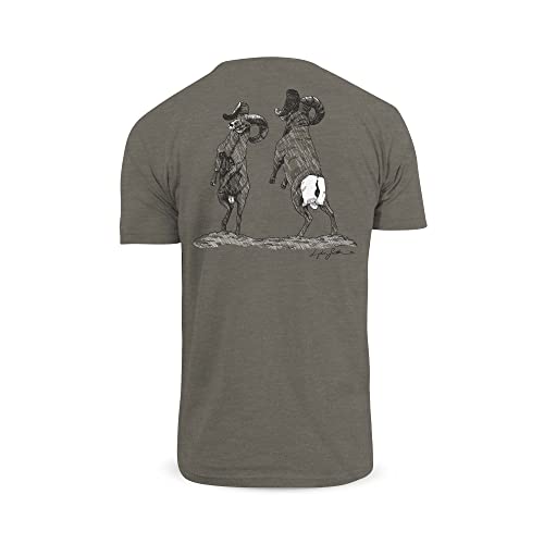 First Lite Lydia Smith Battle Bighorn Tee Shirt Warm Grey