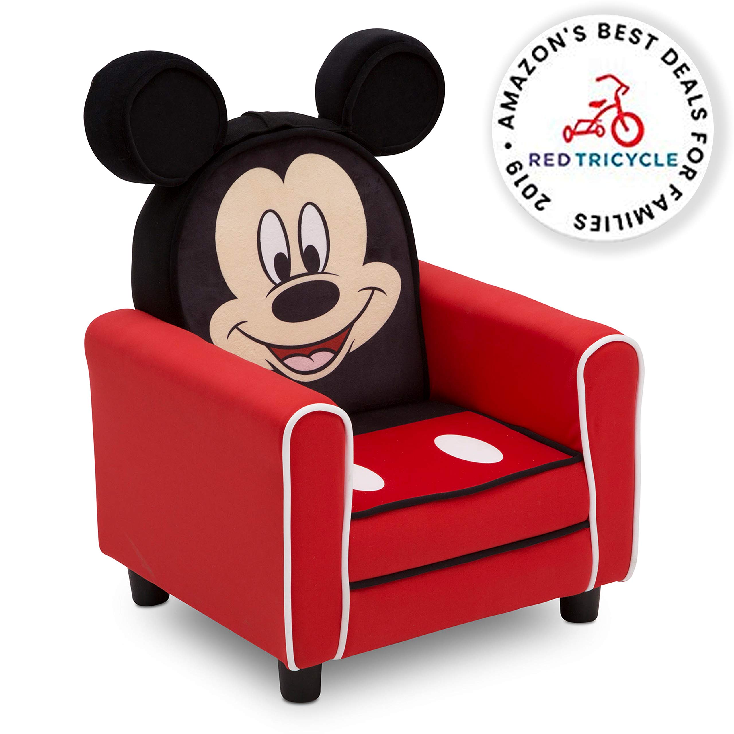 Delta Children Figural Upholstered Kids Chair, Trolls World Tour Poppy