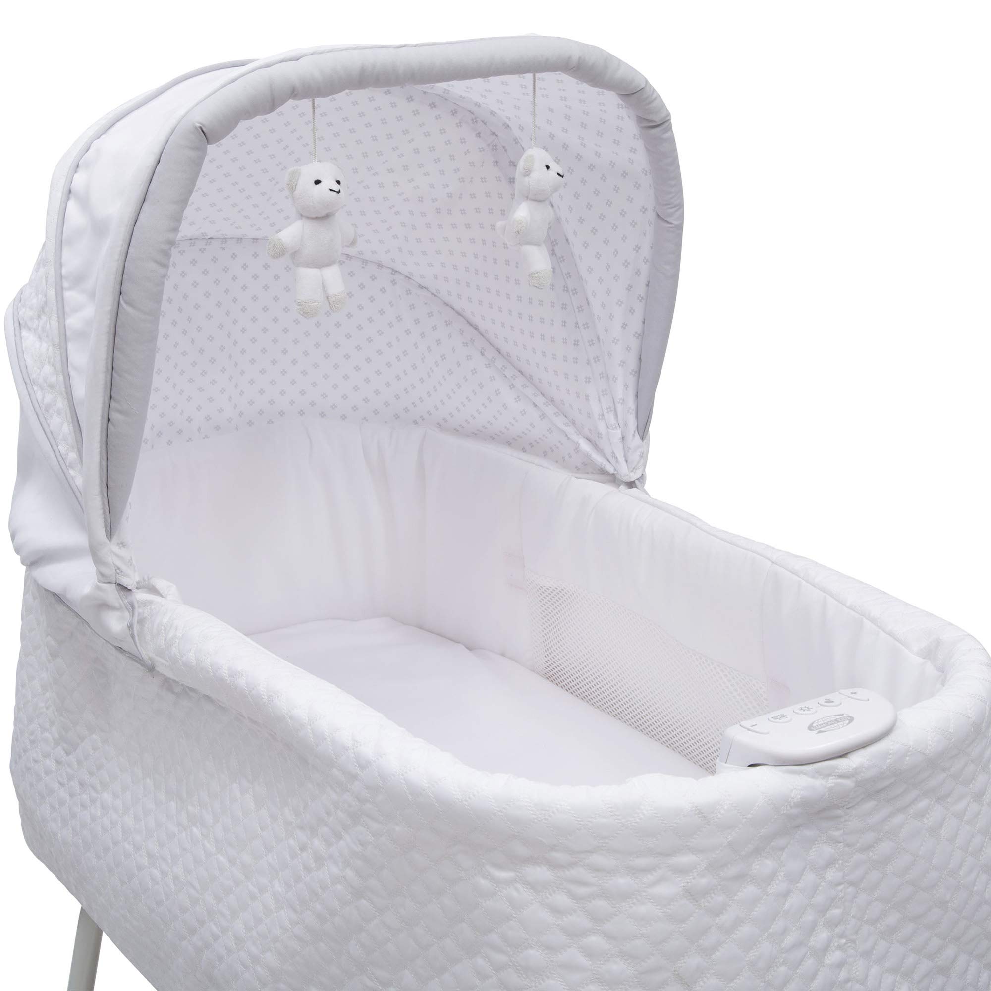 Delta Children Silent Auto Gliding Elite Bassinet, Odyssey, One Size