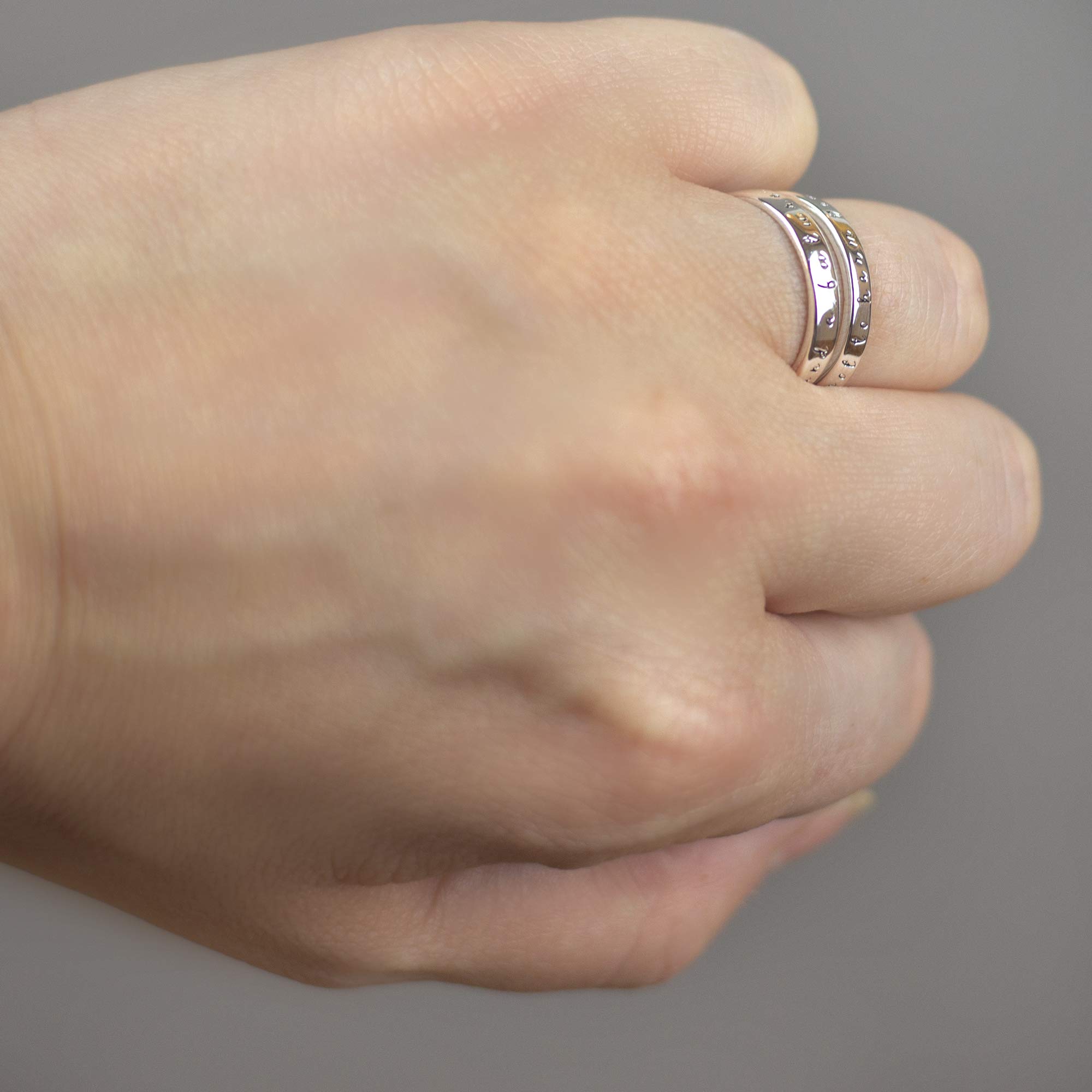 Dicksons Jeremiah 29:11 Inspirational Women's Double Mobius Silver-Plated Fashion Ring, Size 7
