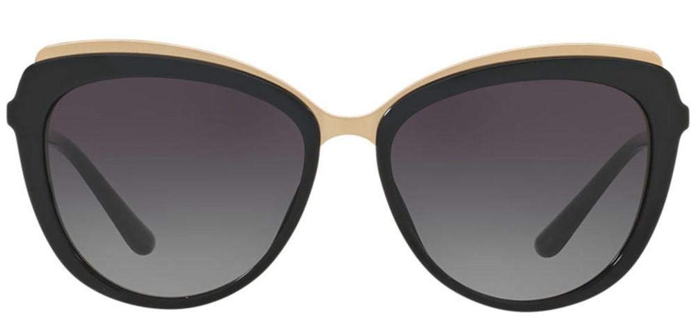 Dolce & Gabbana Women's Acetate Woman Sunglass Cateye, Black, 57.0 mm