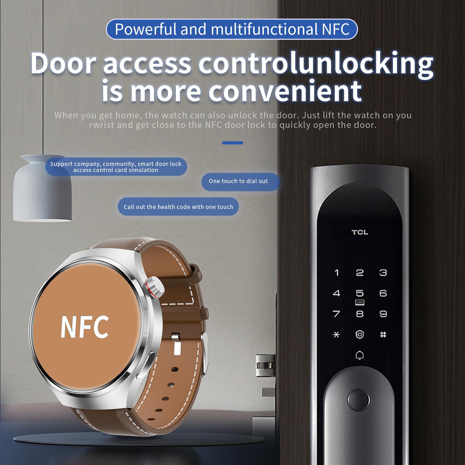 Dico Das Smart Watches with Bluetooth Call(Answer/Dial Calls), Sleep Monitor for iPhone/Android Phone,IP68 Waterproof(Black Circle)