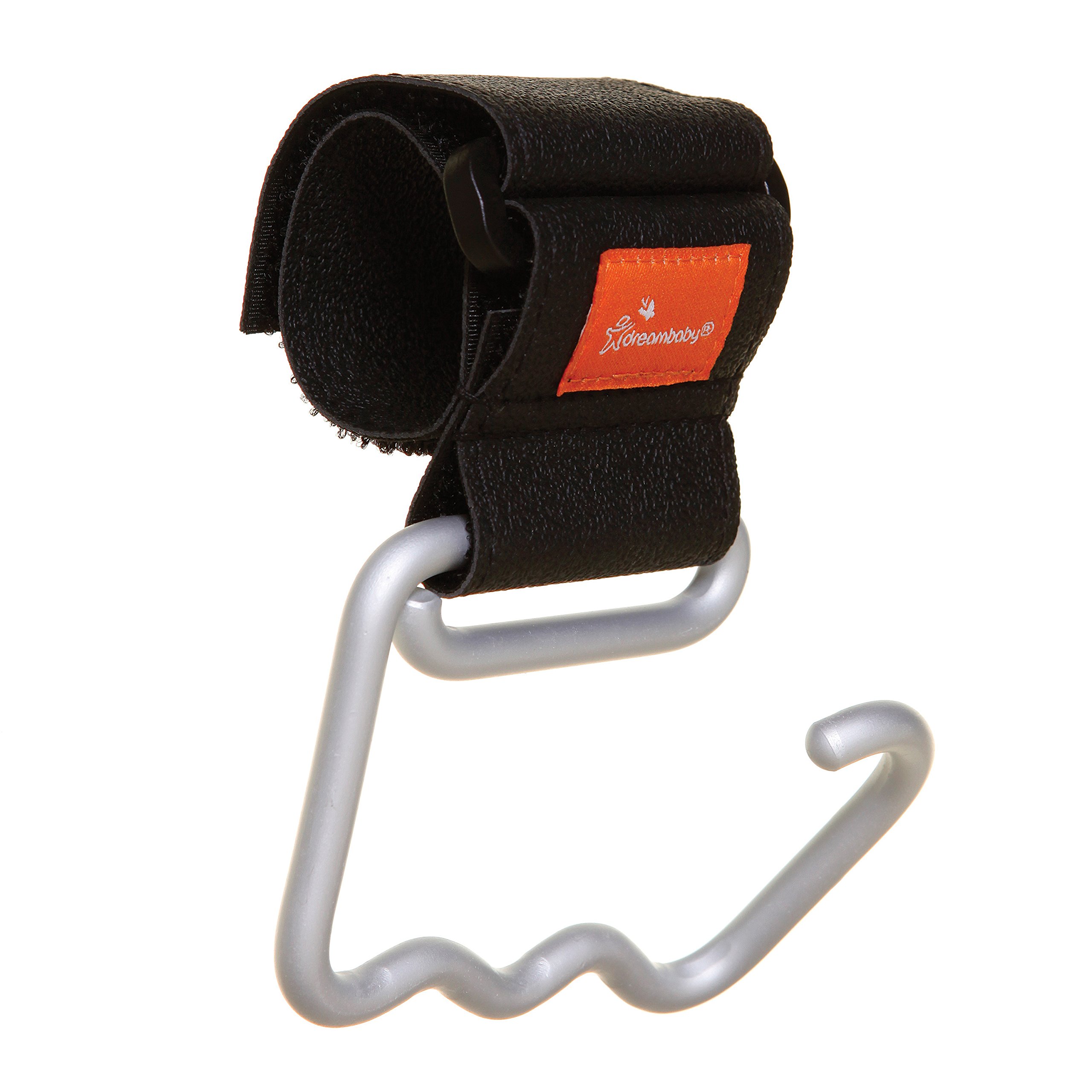 Dreambaby Strollerbuddy EZY-Fit Giant Stroller Hook, Silver/Black