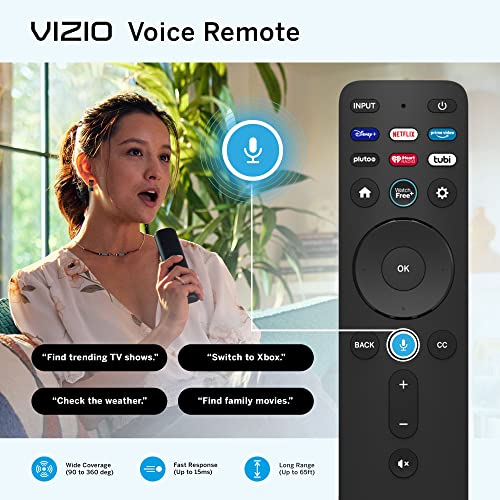 VIZIO 50” TV Class 4K (2160p) LED Smart TV Compatible with Netflix, Disney+, Apple TV, YouTube, Compatible with Alexa and Google Assistant Wall Mount Included (No Stands) V505-J09 (Renewed)