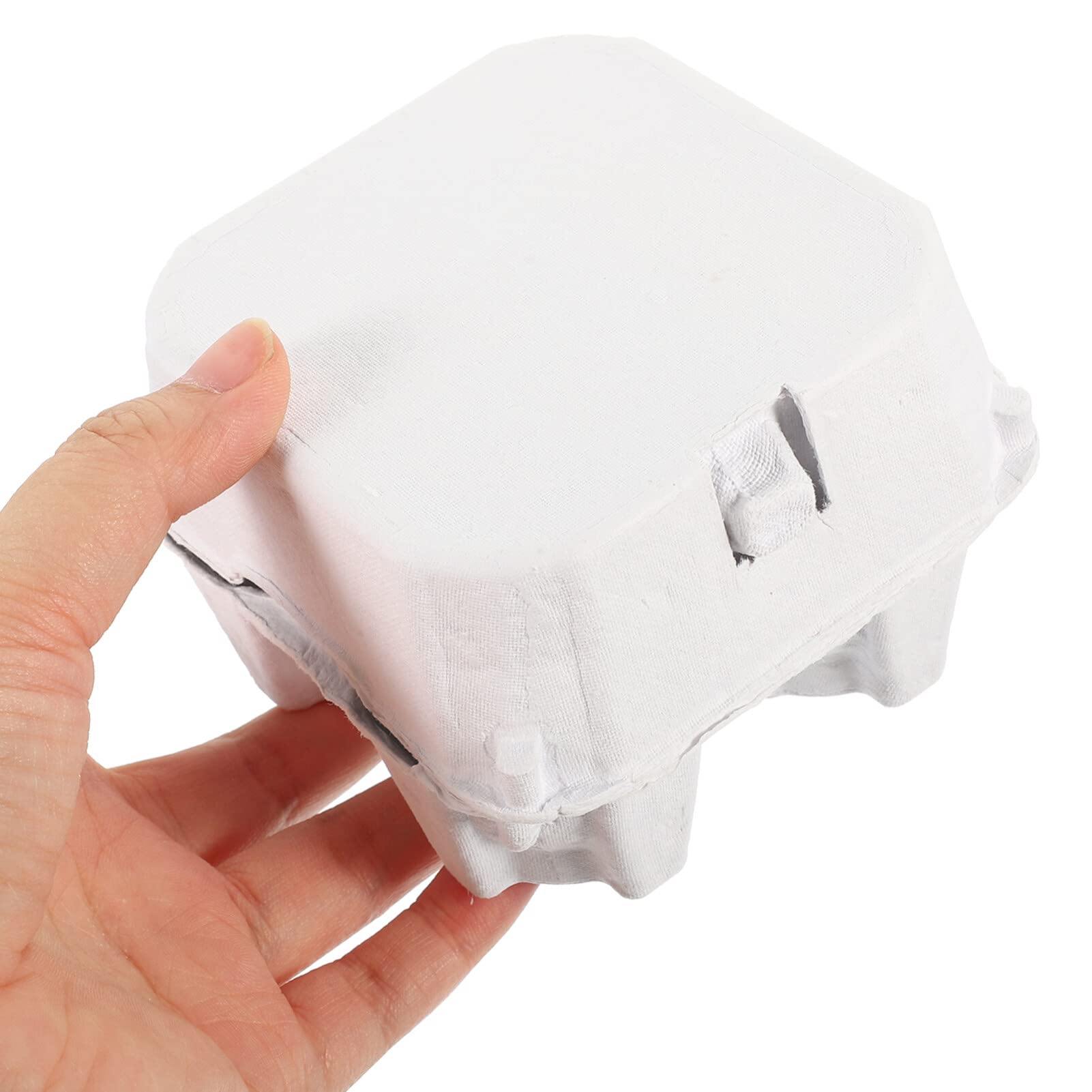Egg Carton 50pcs Pulp Egg Tray Fridge Containers Empty Egg Cartons Egg Cartons Bulk Egg Box Half Dozen Egg Cartons