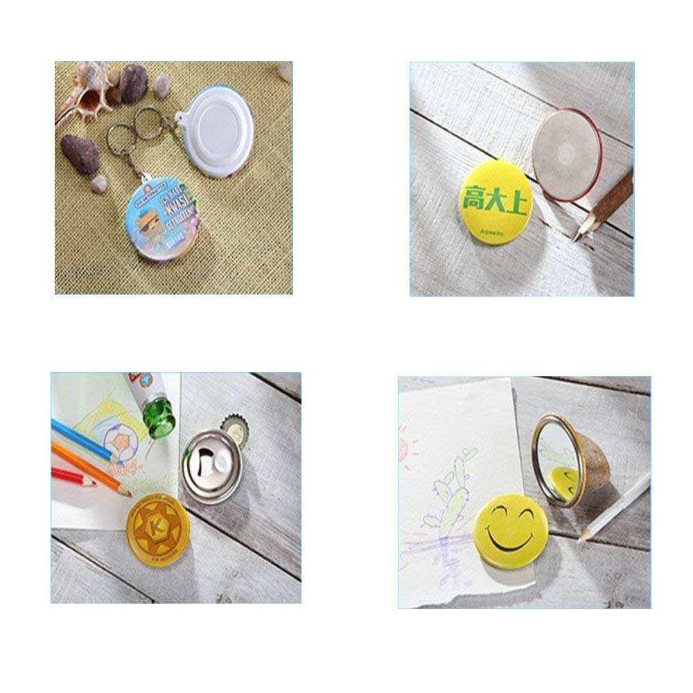 Dawei 1001 Button Making Machine Badge Maker Button Maker With Aluminum Die/Mold ABS Slide (Φ44mm 1-3/4")