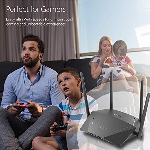 D-Link DIR-1750-US, WiFi Router AC1750 Mesh Smart Internet Home Network System, High Speed Performance WP3 MU-MIMO Dual Band Gigabit Gaming, Black