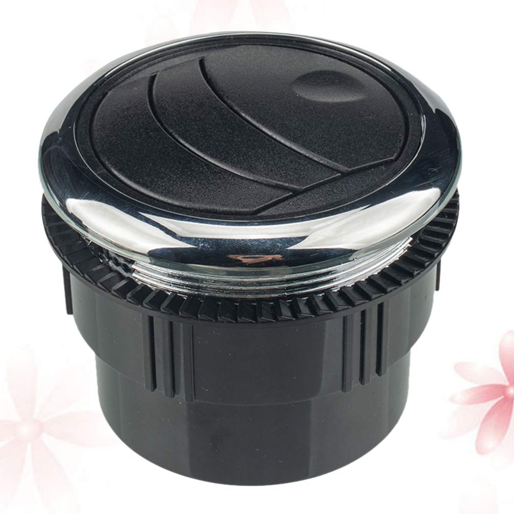 Didiseaon Air Conditioner Ceiling Vent Outlet Round A/C Electroplate Corner Vents for RV Bus Electric Car Caravan Diamter 87mm/75mm Tube Size 70mm