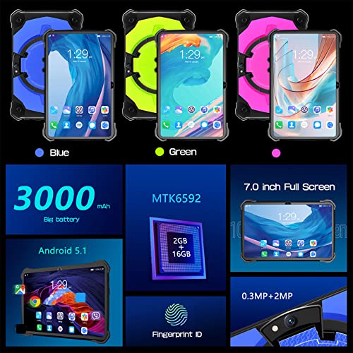 Hd 7-inch Android Tablet Ips High Definition Screen 3000mah Battery Wifi Bluetooth Voice Call Game Video Learning Tablet Sim Card Communication Function Birthday New Year Gift (Purple)
