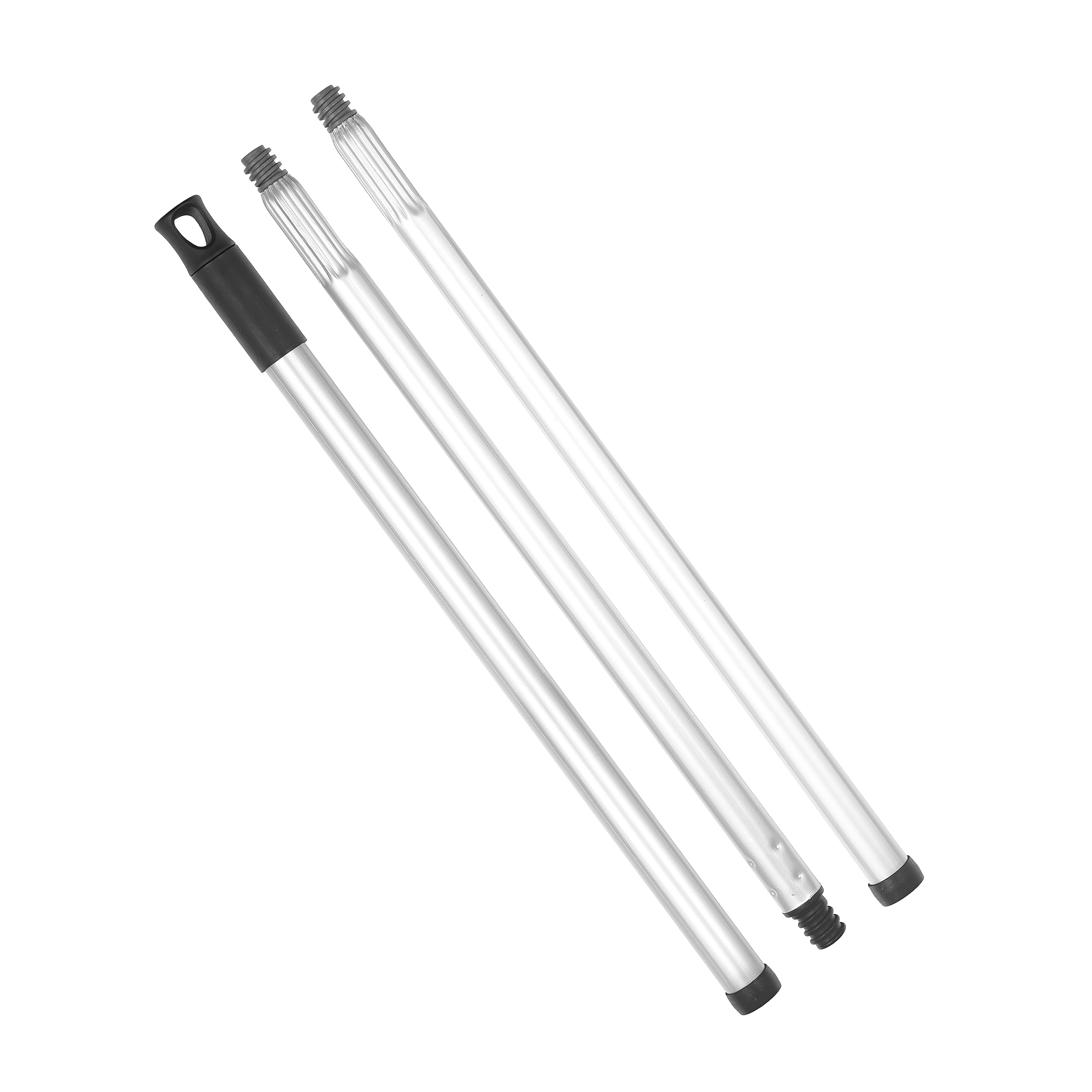 Superio Lightweight Essential Household Broom with Metal Handle (Grey)