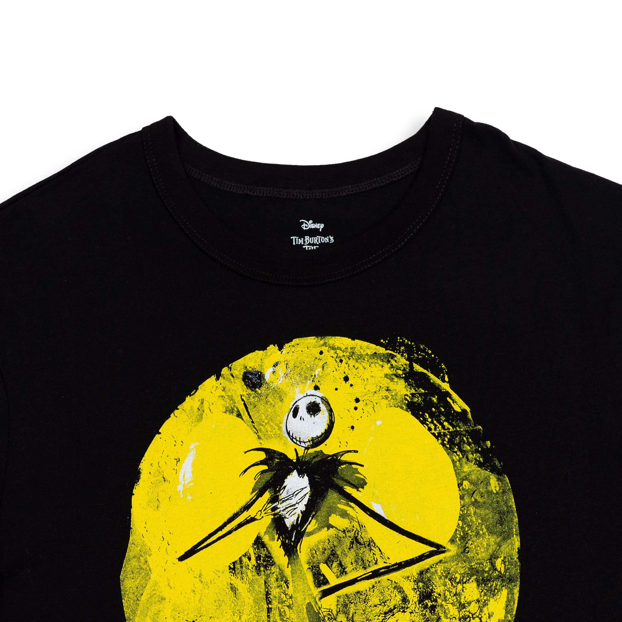 Disney Nightmare Before Christmas Jack Skellington Big Boys 2 Pack Long Sleeve T-Shirt 18 Black/Gray