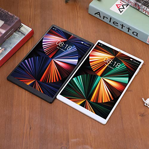 HD Tablet, 10in Tablet PC, Dual SIM Tablet Gaming Tablet, 4G RAM 64G ROM 128G Expansion IPS Screen, for Study Writing Playing Support GPS G Sensor (US Plug)