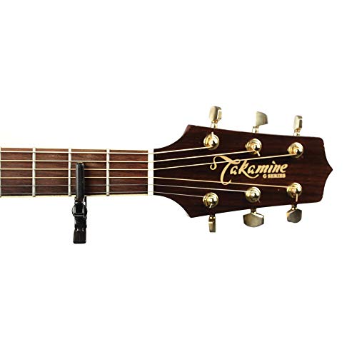 D'Addario Accessories Guitar Capo - NS Artist Dadgad - Simulates dadgad Tuning - Single Hand Use – Integrated Pick Holder and NS Micro Tuner Mounting Bracket - Black