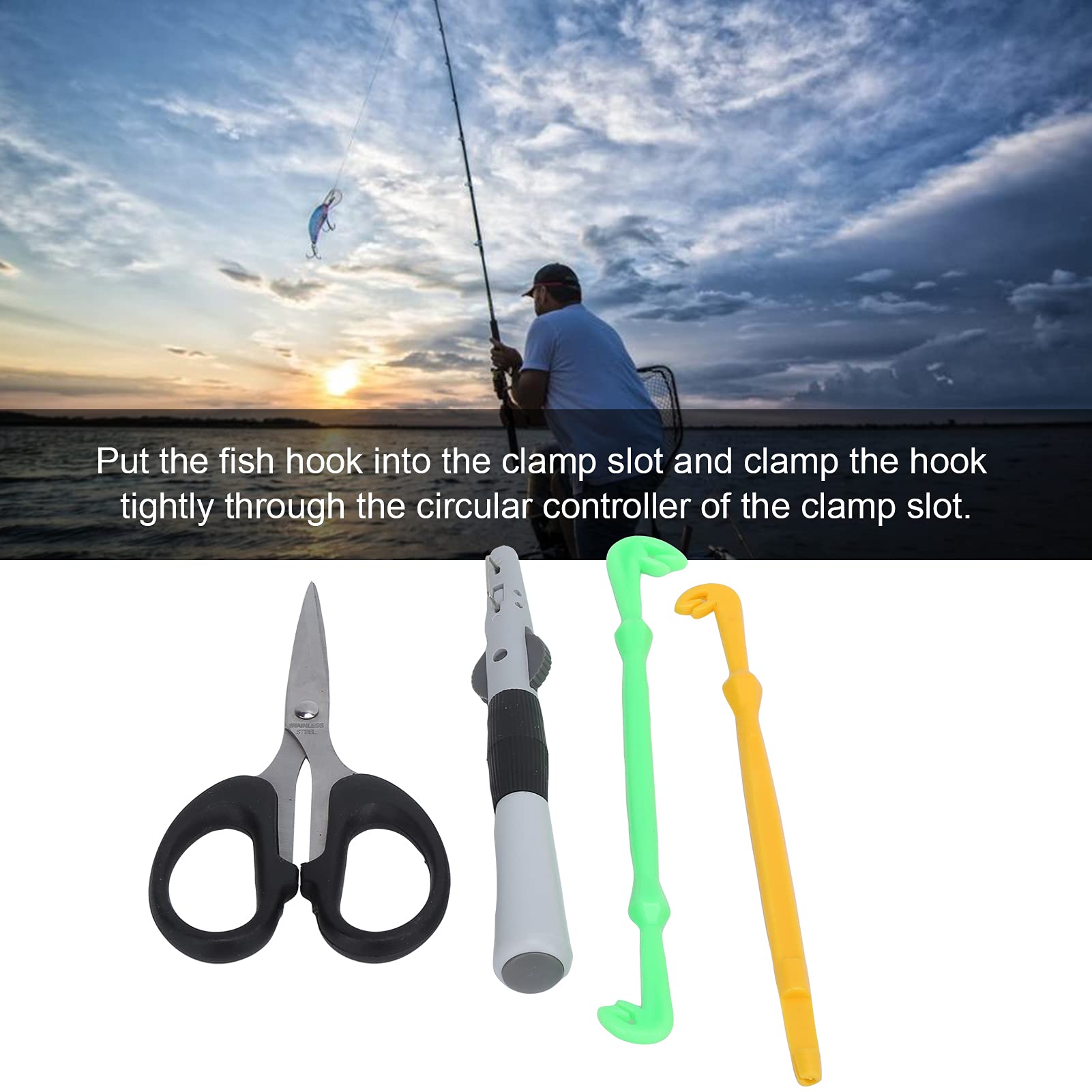 Fishing Line Knot Tying Tool, Fishing Tool Set Fishing Loop Tying Tool Kit Portable Fishing Loop Tying Tool Kit Pen Type Binding Device for Fishing