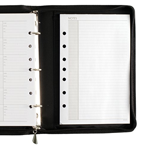 Day Runner Undated Loose-Leaf Starter Set, Slim Profile, 5.5 x 8.5 Inch Page Size, Color May Vary (206-0286)