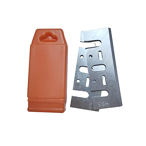 FOXBC 3-1/4 Inch 82mm HSS Resharpenable Planer Blade Replacement for Makita KP0810,1900B, KP0800K, DeWalt D26676, DW6655, DW680, Bosch, Ryobi and most Hand-Held Planer