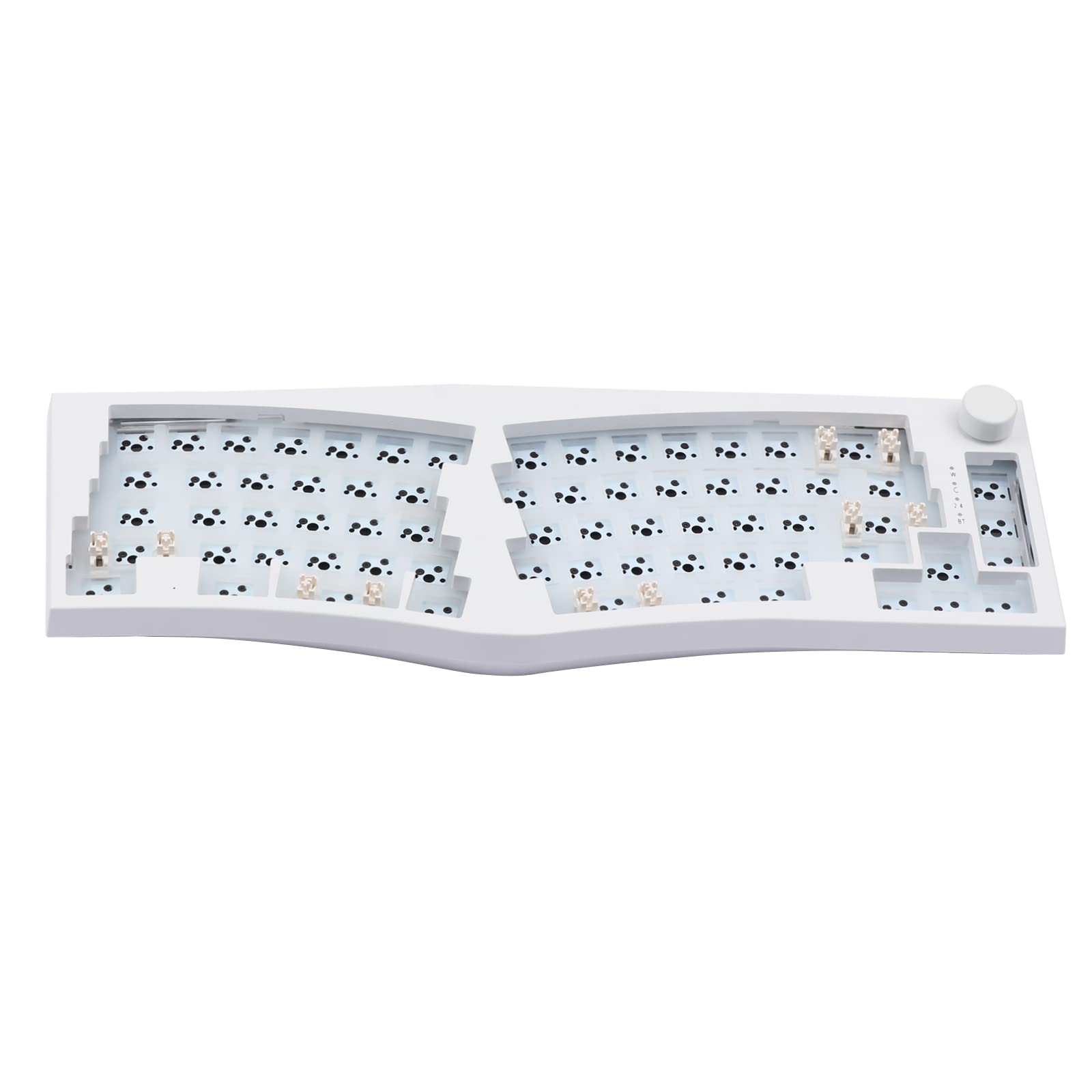 EPOMAKER Feker Alice Layout Gasket 68-key Hot Swappable Bluetooth/2.4Ghz/ Type-C Wired/Wireless Gaming Keyboard kit, with 8000mAh Battery, NKRO, RGB Backlight for Win/Mac(White Case)