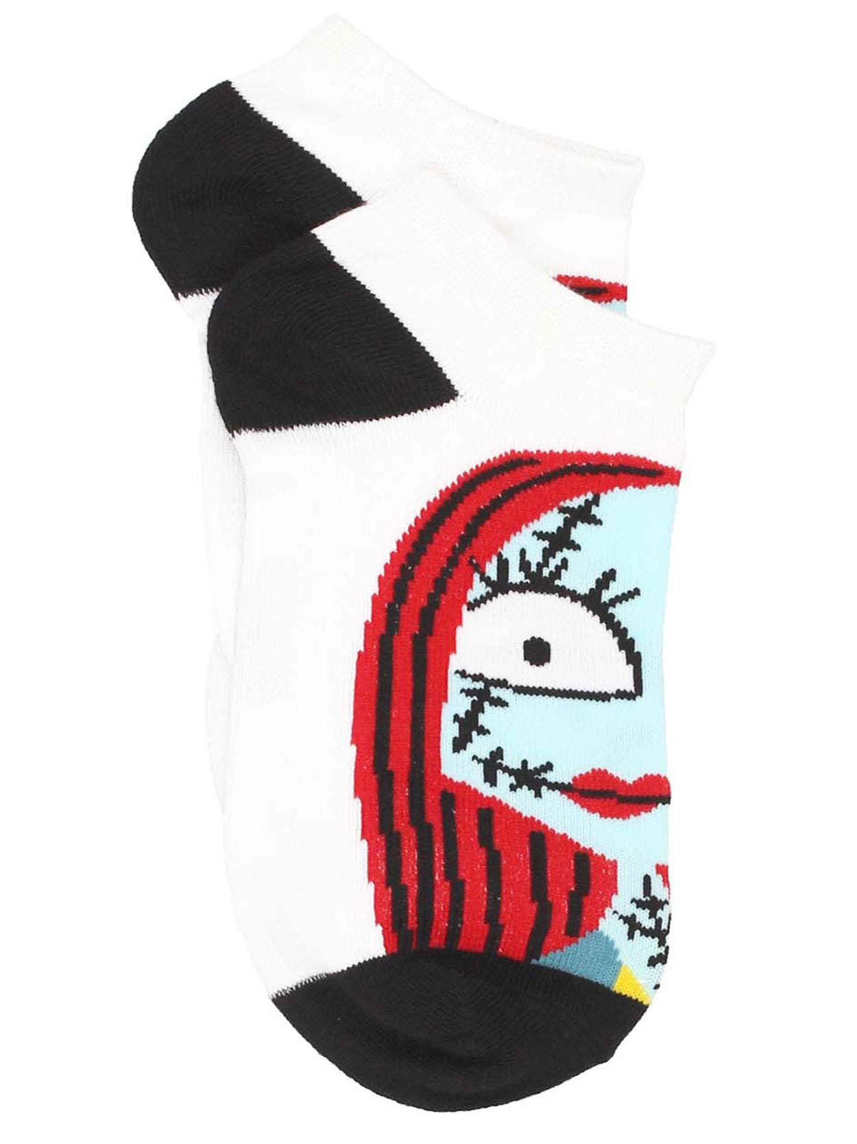 Disney The Nightmare Before Christmas Womens Socks, 6 pack, Jack Sally Purple, Large (9-11)