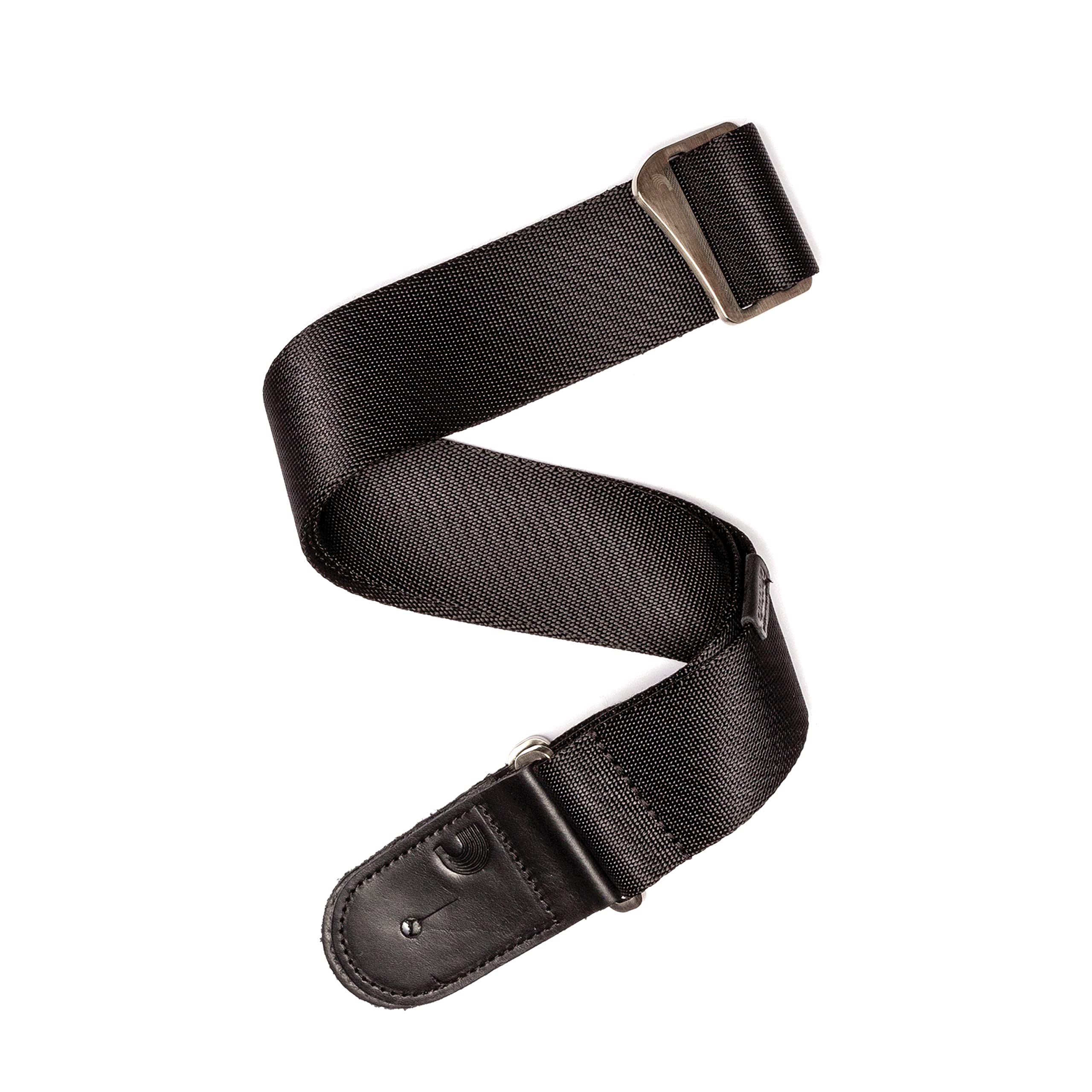 D'Addario Woven Guitar Strap - Guitar Accessories - Electric Guitar Strap, Acoustic Guitar Strap, Acoustic Electric Guitar Strap & Bass Guitar Strap - Black