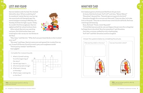 The Big Book of Reading Comprehension Activities, Grade 3: 100+ Activities for After-School and Summer Reading Fun