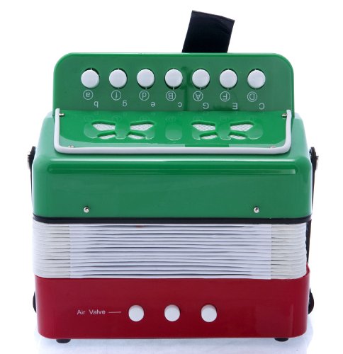 D'Luca G105-MEX Child Button Accordion Mexican Flag