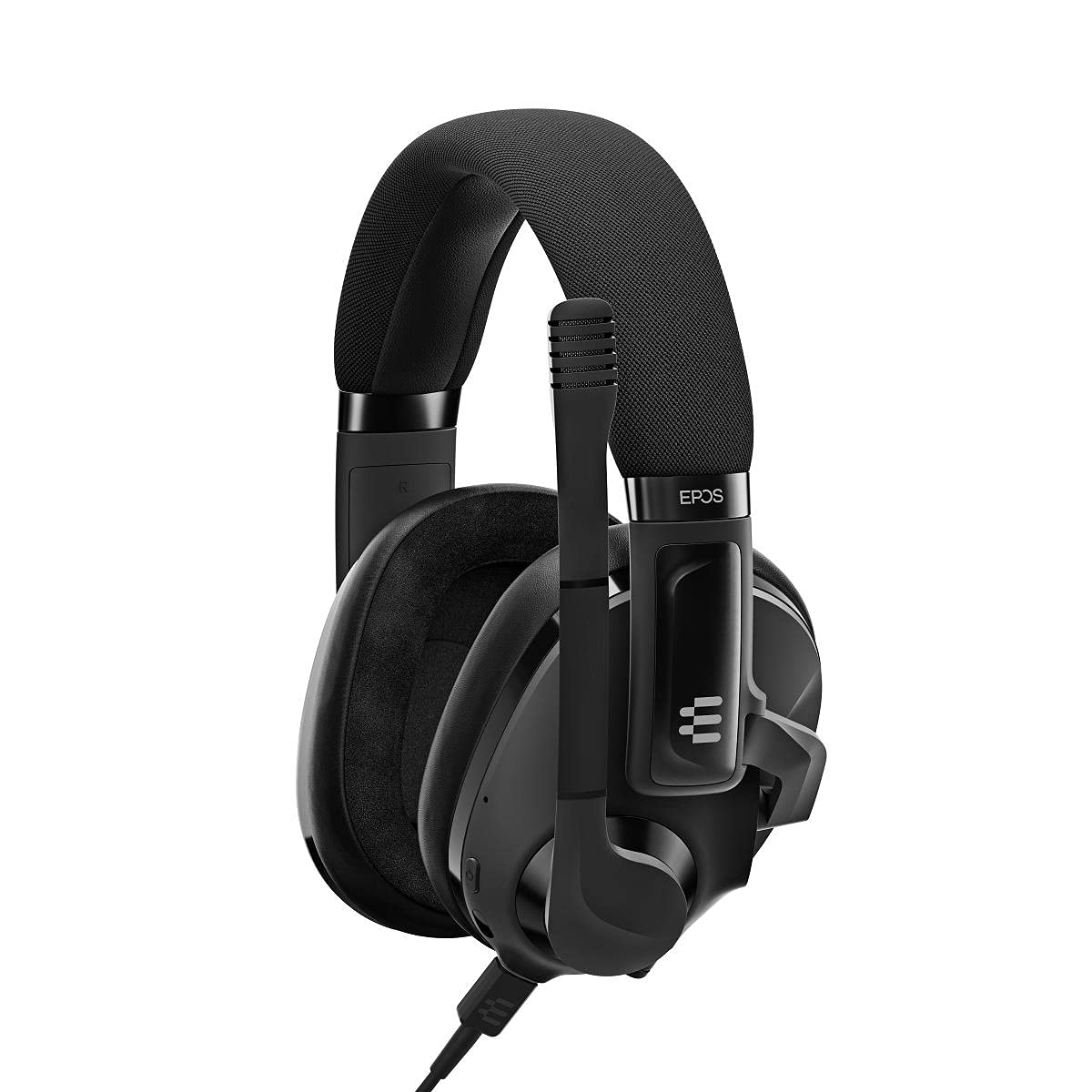 EPOS H3 Hybrid - Closed Acoustic Gaming Headset with Bluetooth - USB-A PC & 3.5mm Console Cable - Dual Microphones - Lightweight - Easy Adjustment - Long Battery Life - Multi-Platform Compatible Black