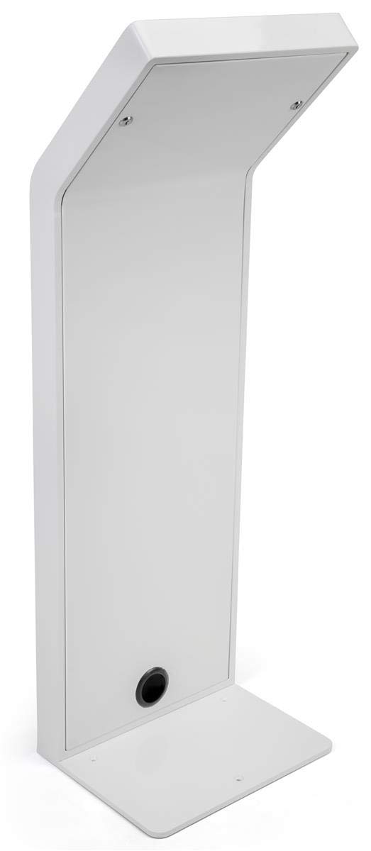 Displays2go 12.9 Inch Tablet Kiosk Stands with Locking Enclosure β (IPGRAND12WH)