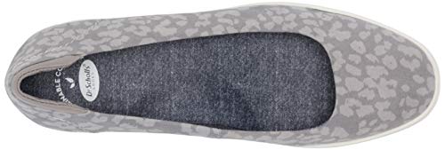 Dr. Scholl's Shoes Women's Rise Shine Ballet Flat, Soft Grey Leopard, 10