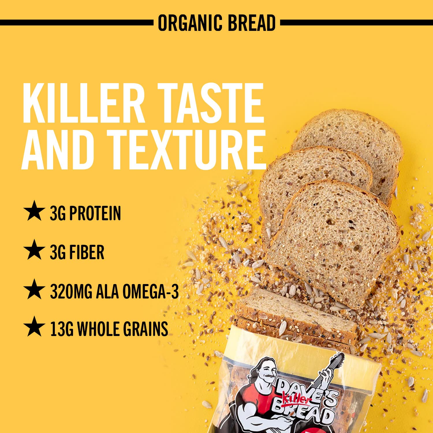 Dave's Killer Bread Good Seed Thin Sliced Organic Bread - 20.5 oz Loaf
