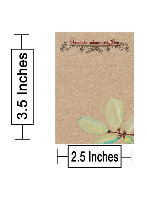 D2C 300Gsm Card Stock Jewellery, Earrings, Necklace Display Card For Packaging & Display D6 Pack of 105